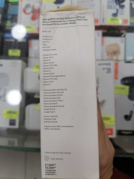 Универсальное зарядное устройство Belkin 108w Boost charge pro Gan