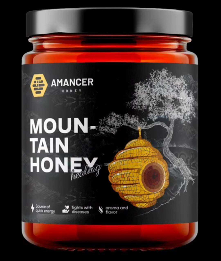 Amancer Honey Qirg'iziston Özgen Shifobaxsh Organik Asali