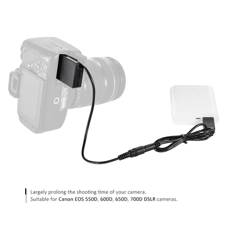 Canon usb battrey cherez power bank