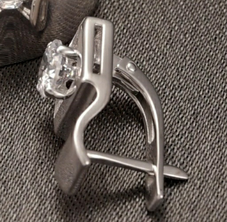 Серьги серебряные, #925