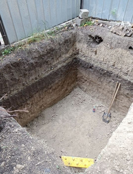 Beton Buzish transha yama stashka monolit beton