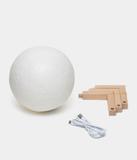Свитилник ночник Луна 3 D USB