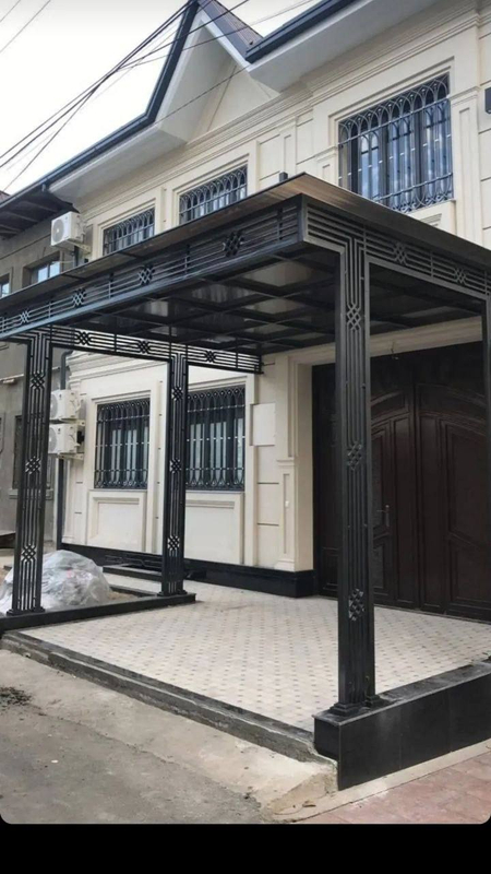 Darvoza reshotka panjara naves eshik temirdan