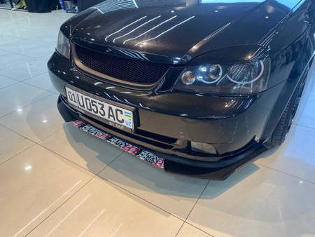 Передний Сплитер  3х составной! Универсальный!! Lacetti Nexia Gentra!