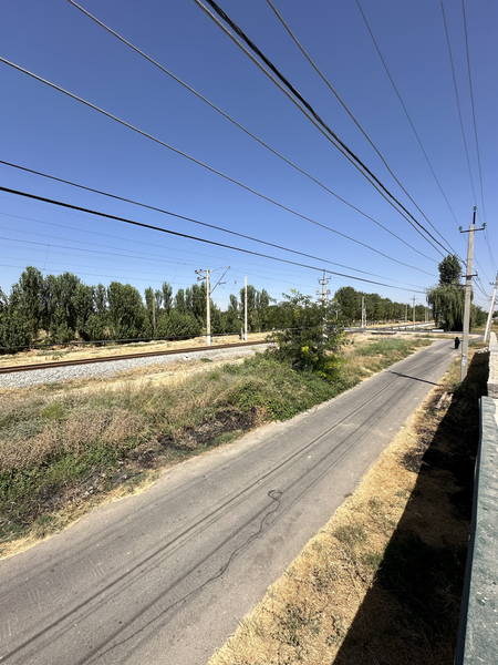 Qibray tuman yozuvchila mahalasi poyiz yol oldi
