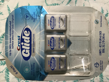Зубная нить crest glide 40 м