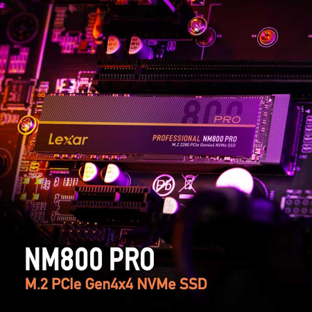 Твердотельный накопитель Lexar NM800 PRO M.2 NVMe 1TB 7500MB/s