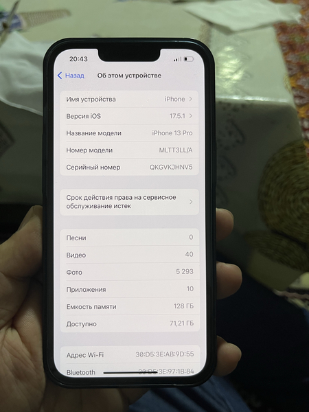 Iphone 13 pro 128gb 84% LLA