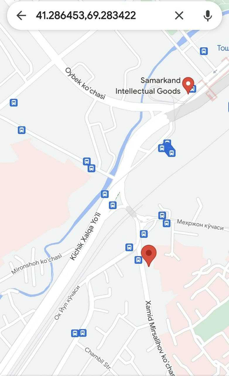 Sarakulka ko'chada Ofisga mo'jallangan joy Arendaga beriladi.