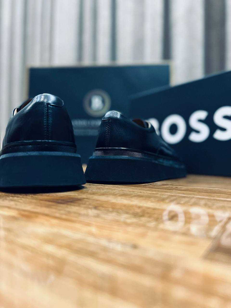Boss мужские кожаные туфли-дерби