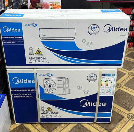 Midea 12*INVERTER оригинал в наличии бесплатная доставка + в Рассрочку