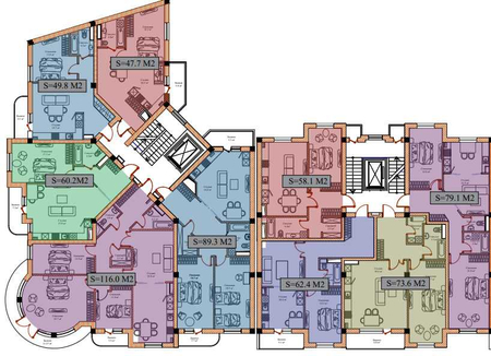 ЖК Caravan Avenue КОРОБКИ от 58.1м2 АПТЕКА 36*6 по СКИДКЕ успейте!!!