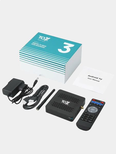 Тв приставка Tox3 4/32 Amlogic S905X4