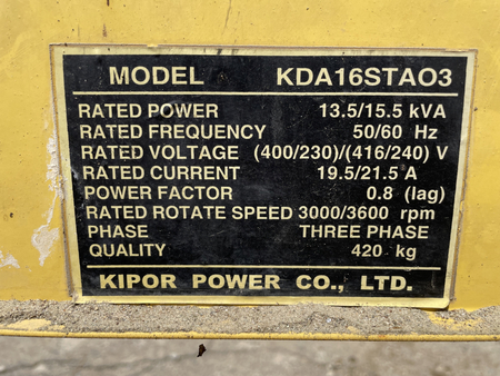 Генератор 13 KVT.