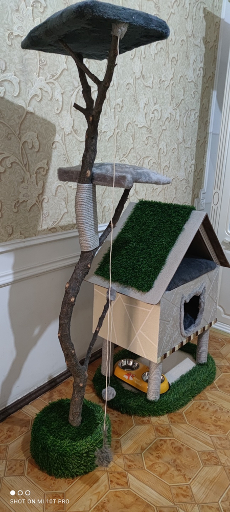 Домик для котов и кошки. Когтеточка. Дом для кошек Эксклюзив