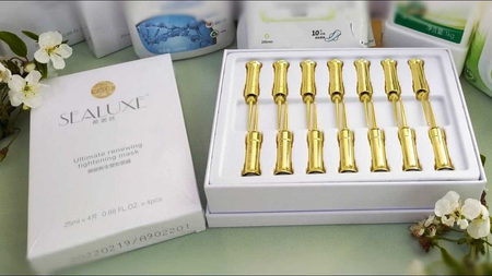 Омолаживающие Золотые ампулы SEALUXE для лица