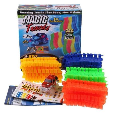 Гоночный гибкий трек MAGIC TRACK 220 деталей
