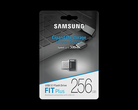 Лучшая цена! USB флешка Samsung Fit Plus 256GB USB 3.2 Gen1 (400 mb/s)
