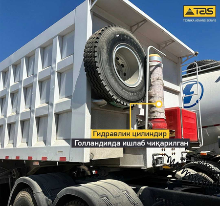 Тягач газовый SHACMAN X5000 полуприцеп самосвальный (в наличии)