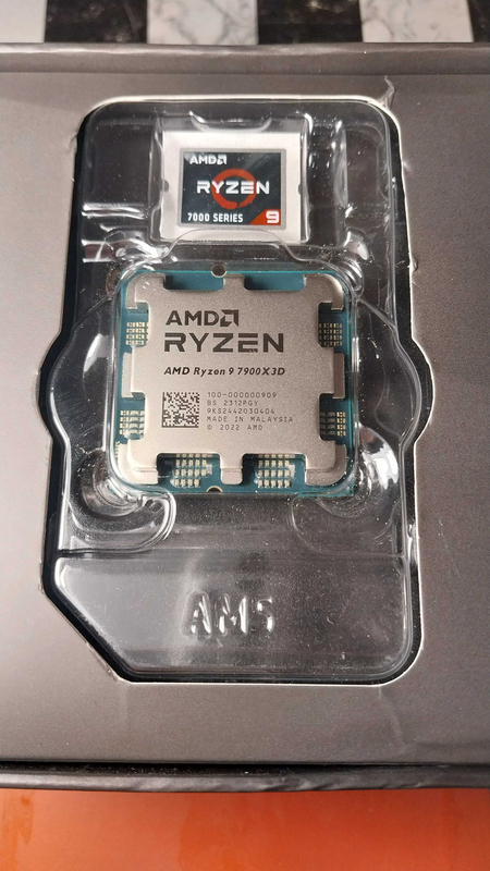 Новый Процессор AMD Ryzen 7900X3D. Сокет AM5. Запечатанный Box из США.