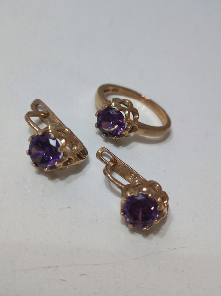 Серебро Комплект 925 пробы 17. Новые. р.