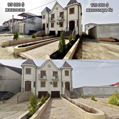 Urganch sh 3-qavatli 280-m² pojarniy xodina ega evroremont xovli-joy j