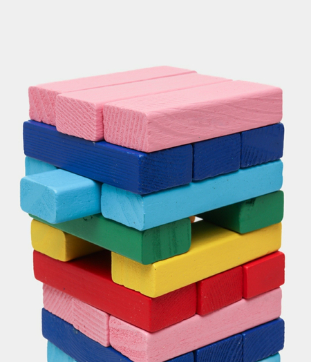 Настольная игра Jenga для всей семьи, 54 деревянных блока