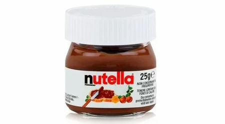 Ведро Nutella и маленька Nutella