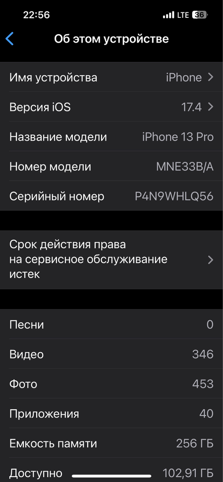 Iphone 13pro 256