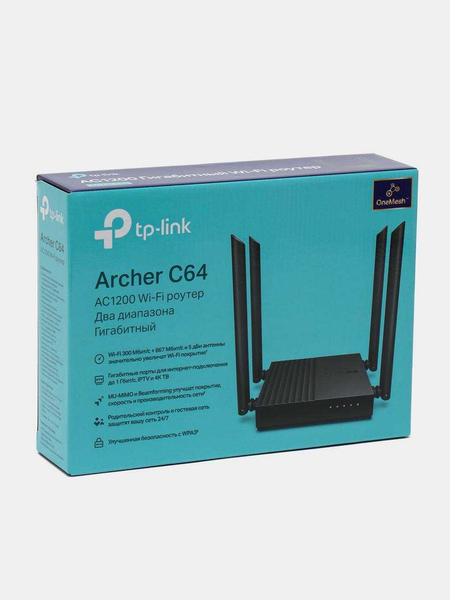 WI-FI Router TP-LINK Archer C64 AC1200