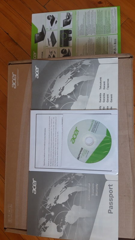Notebook ACER E1-571 BLACK