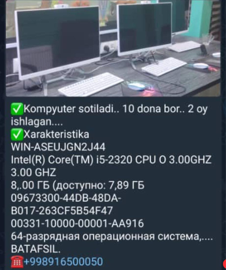 Monoblok 24 orzon narxda