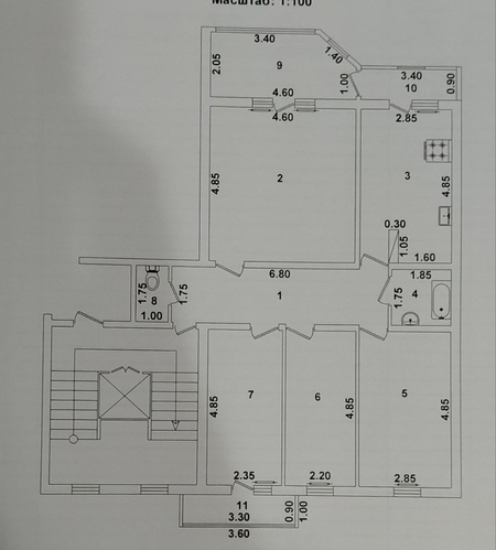 М-в Караташ, 4/7/9, 104 кв.м.