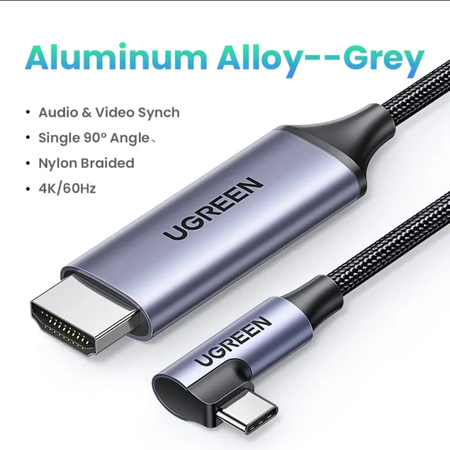 Ugreen USB C HDmi Kabeli 2M