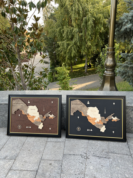 3D O’zbekiston xaritalari, 3Д карта Узбекистана