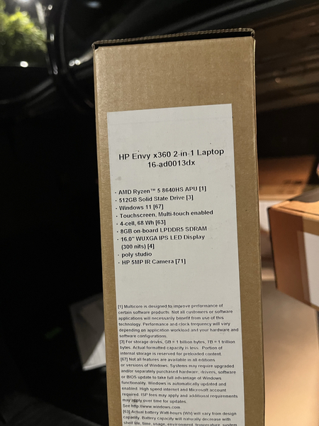 HP Envy X 360° Ryzen™ 5 8640HS  Touch