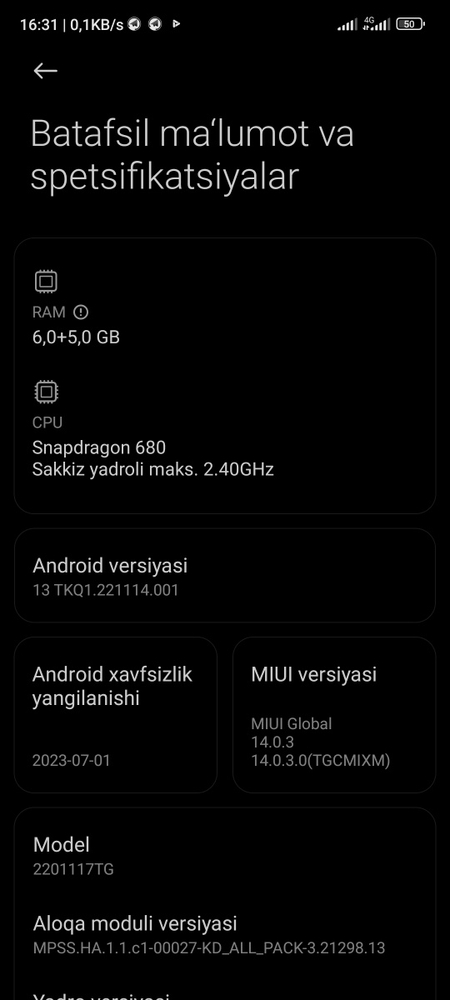 Redmi note 11  128gb