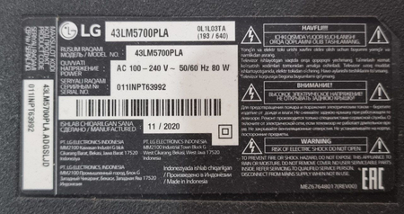 Плазменный телевизор LG smart