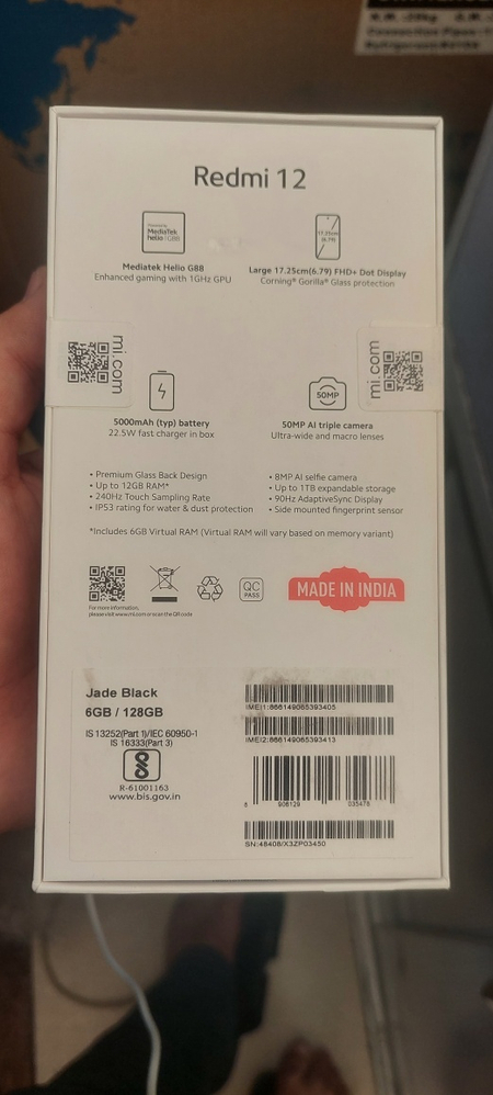 Redmi 12 6/128  tali