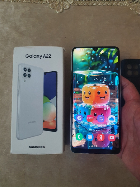 Srochna Sotiladi Samsung Galaxy A22 4/128Gb White Orginal Karobka Bor