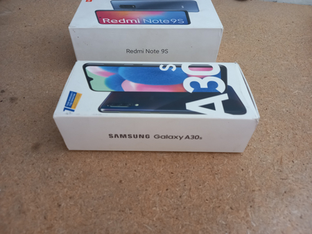 Коробки от Samsung galaxy A30s, Redmi note 9S