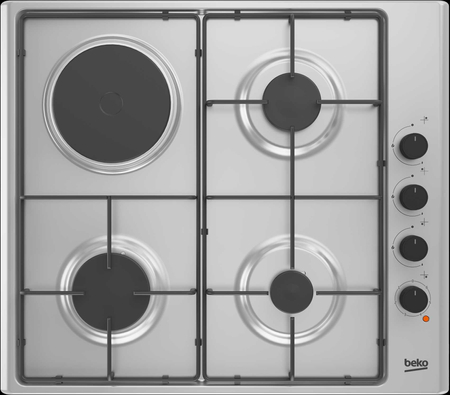 Варочная газ+электр поверхность BEKO HIZM 64120 SX.Цвет-инокс.Турция.
