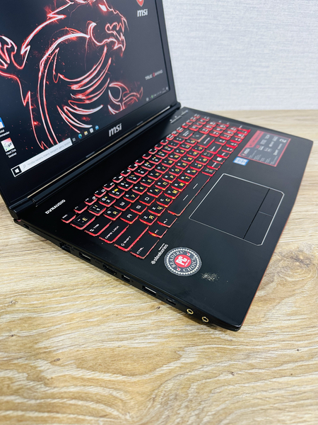 MSI Apache Core i7+GTX1060 аналог RTX3060Ti Готовый Игровой ноутбук