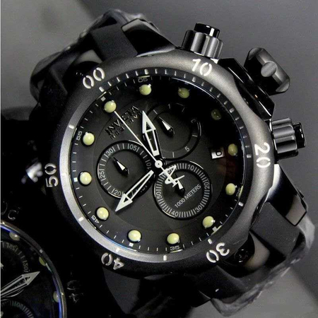 Часы Invicta 37195 Bolt Zeus Black, Gold.