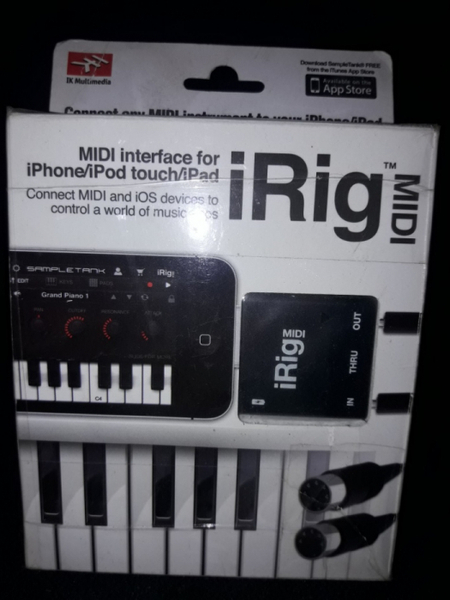 IRig миди (как juzisound) для iPad и iPhone