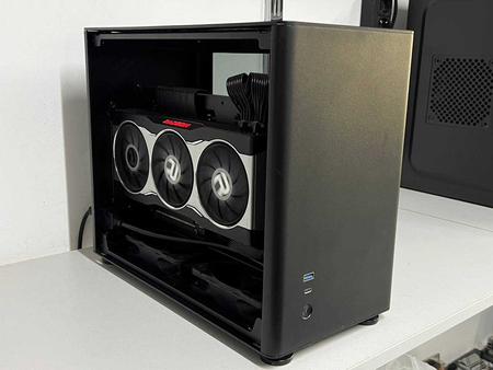 Мощный компьютер Mini itx I5 12400/ Rx 6800 16gb / DDR4 32gb