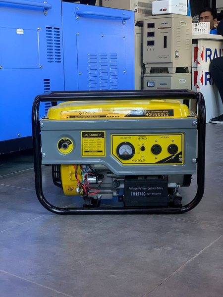 GENERATOR HYPER
Model:HG3800E2
3.5 kw
Benzinda ishlidi
220 volt
Starte