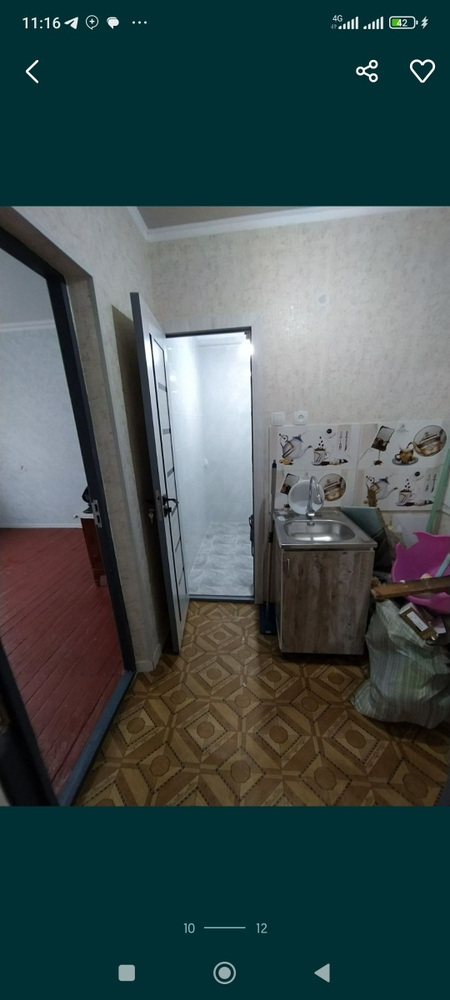 Бодомзорда центрда 2 хонали квартира сотилади ёки ховли уйга алмашаман