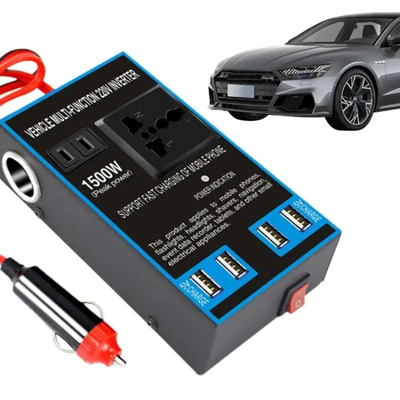 Автомобильный адаптер USB с 4 порта быстрой зарядки