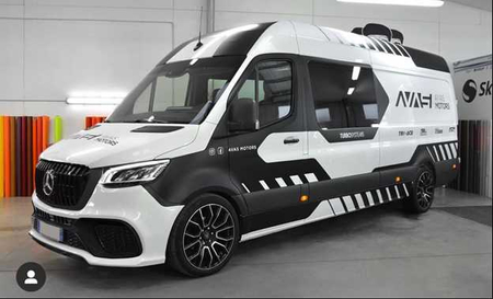 Передний бампер Tuning Mercedes Sprinter W907